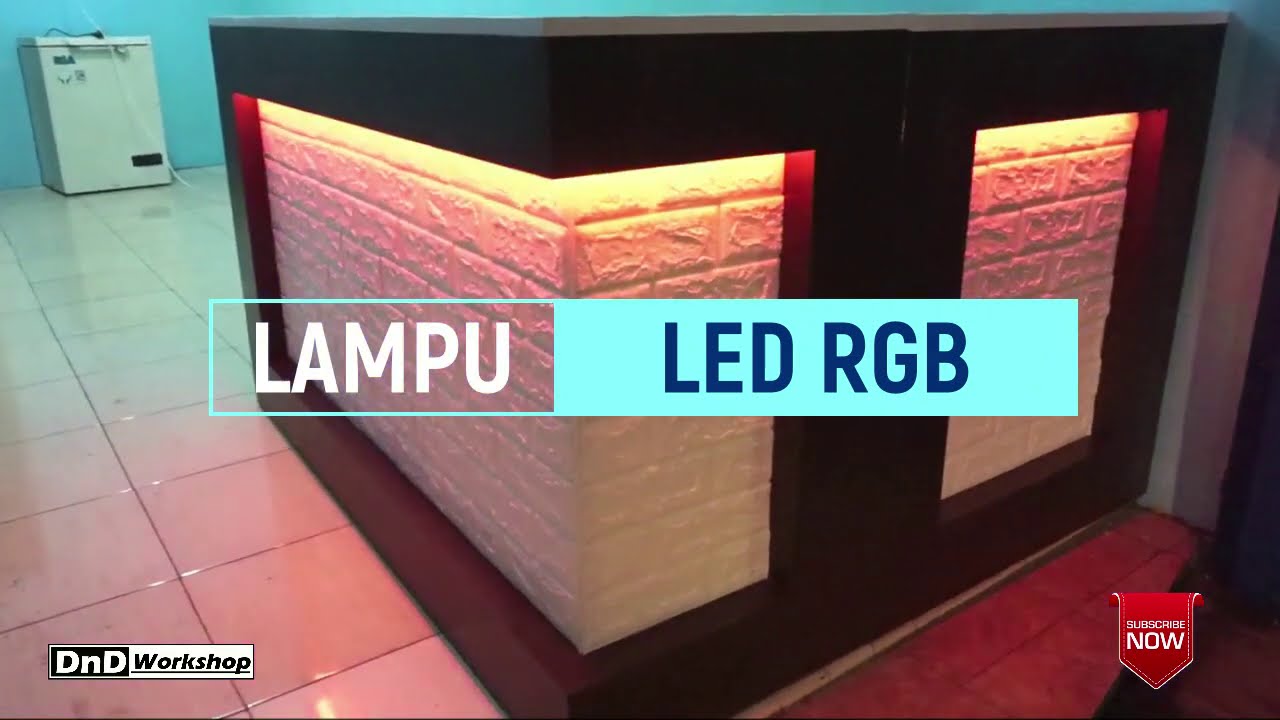 INSPIRASI MEJA DENGAN LED RGB COCOK UNTUK BOOTH DI MALL DAN MINIBAR ...