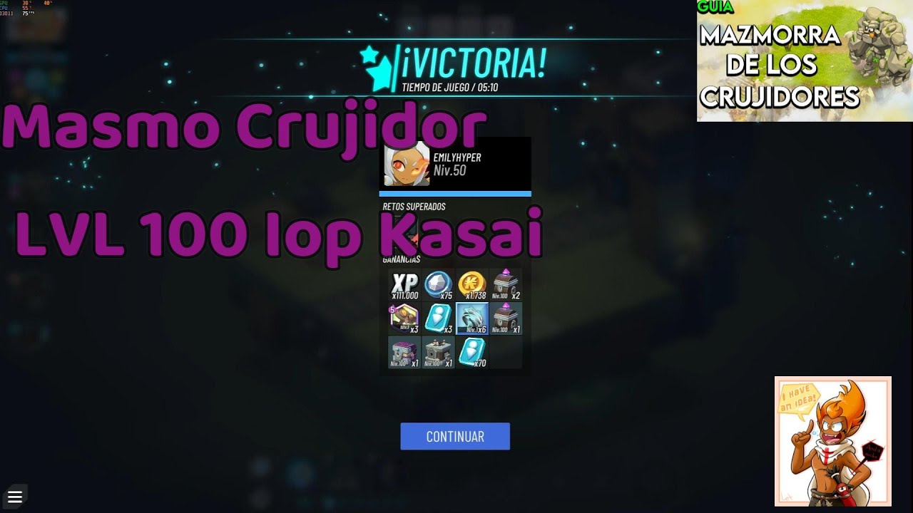 Pasando Mazmorra Crujidor LVL 100 Iop Kasai - Build de escudos. - YouTube