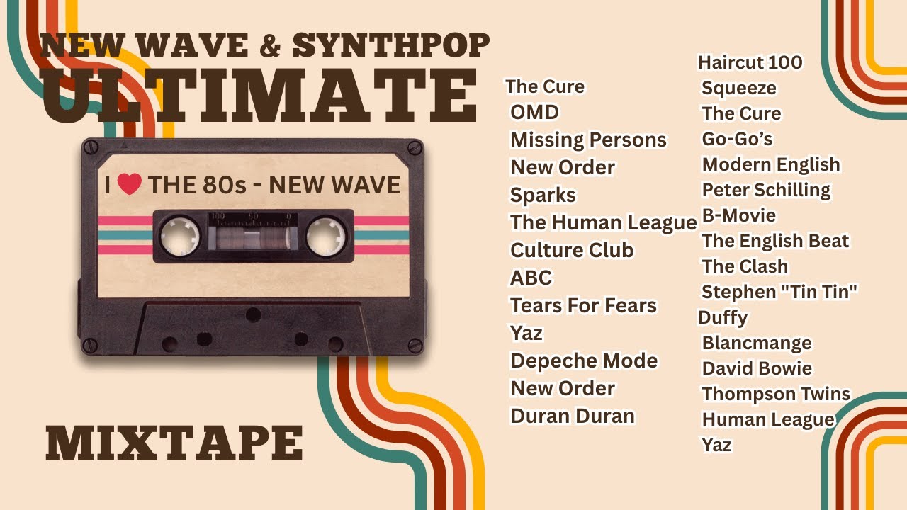 I LOVE THE 80s | Ultimate New Wave & Synthpop Mixtape - YouTube