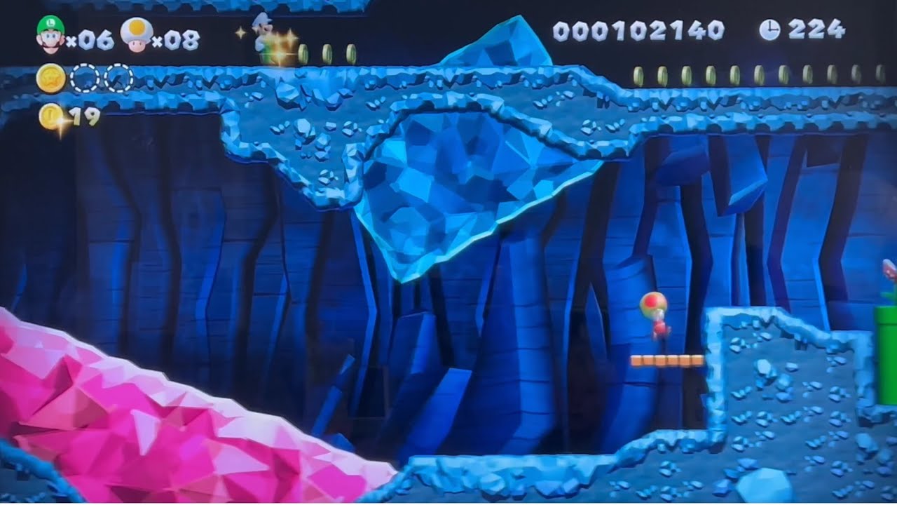 Mario Bros U Deluxe - Secret Path in acorn plains 2 - YouTube
