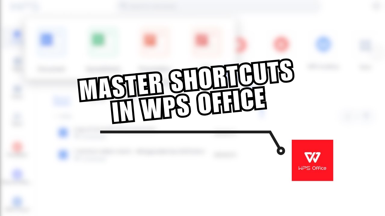 Master Shortcuts in WPS Office for Maximum Efficiency - YouTube