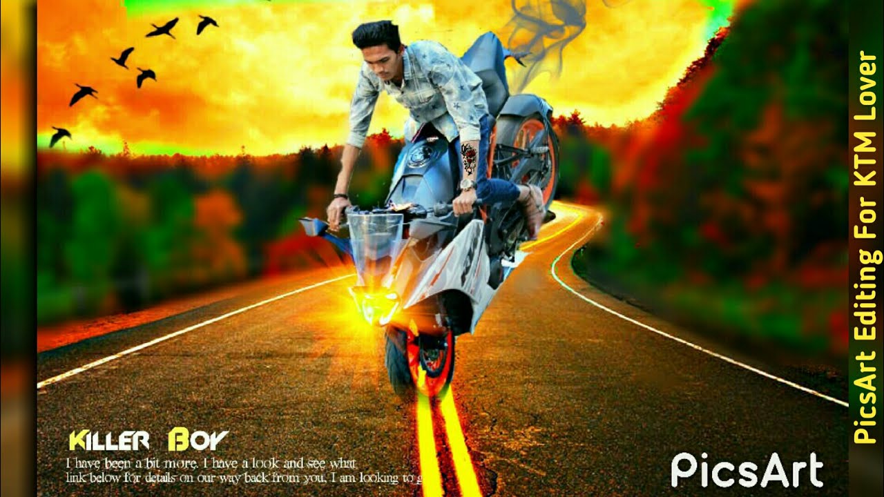 How to Edting KTM boy Strunter + DSLR Effects+ picart Tutorial 2017 ...