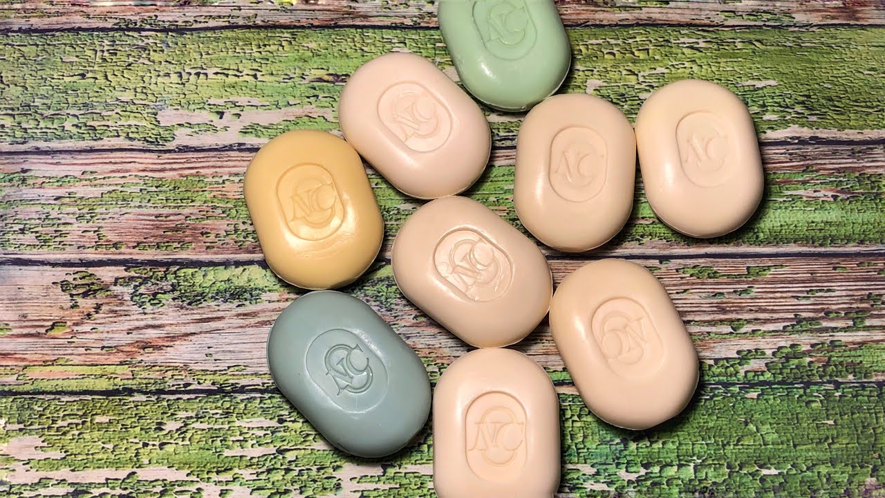 ASMR CUTTING DRY NEVSKAYA COSMETICS SOAPS | no talking | АСМР резка ...