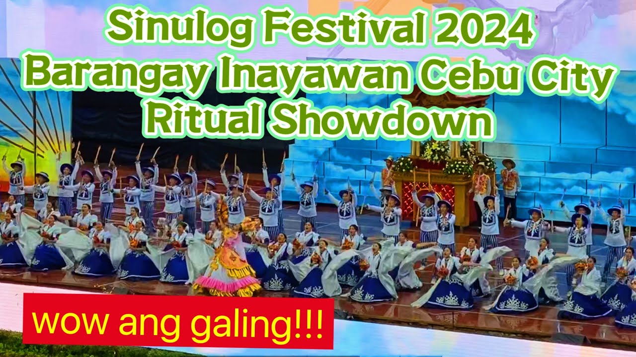 SINULOG SA DAKBAYAN 2024 Barangay INAYAWAN Sinulog sa Kabataan ...