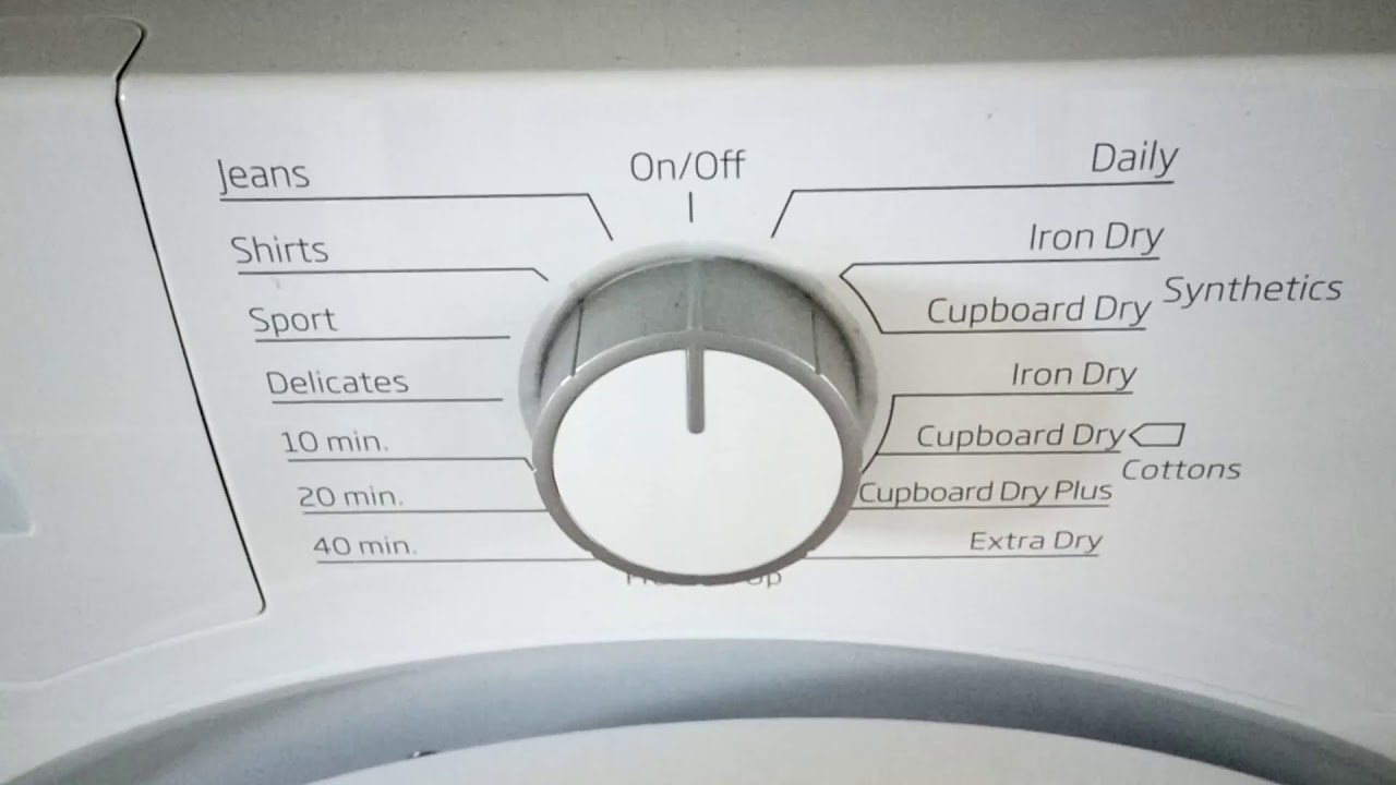Overview of hotpoint wmf760 and beko dcx71100w - YouTube