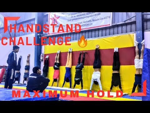 Maximum Handstand Hold| Handstand Challenge| Gymnastics Challenge