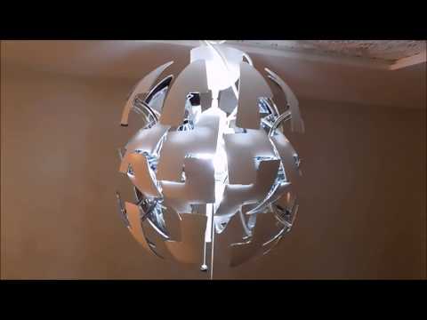 chandelier ikea ps 2014 open box and installation