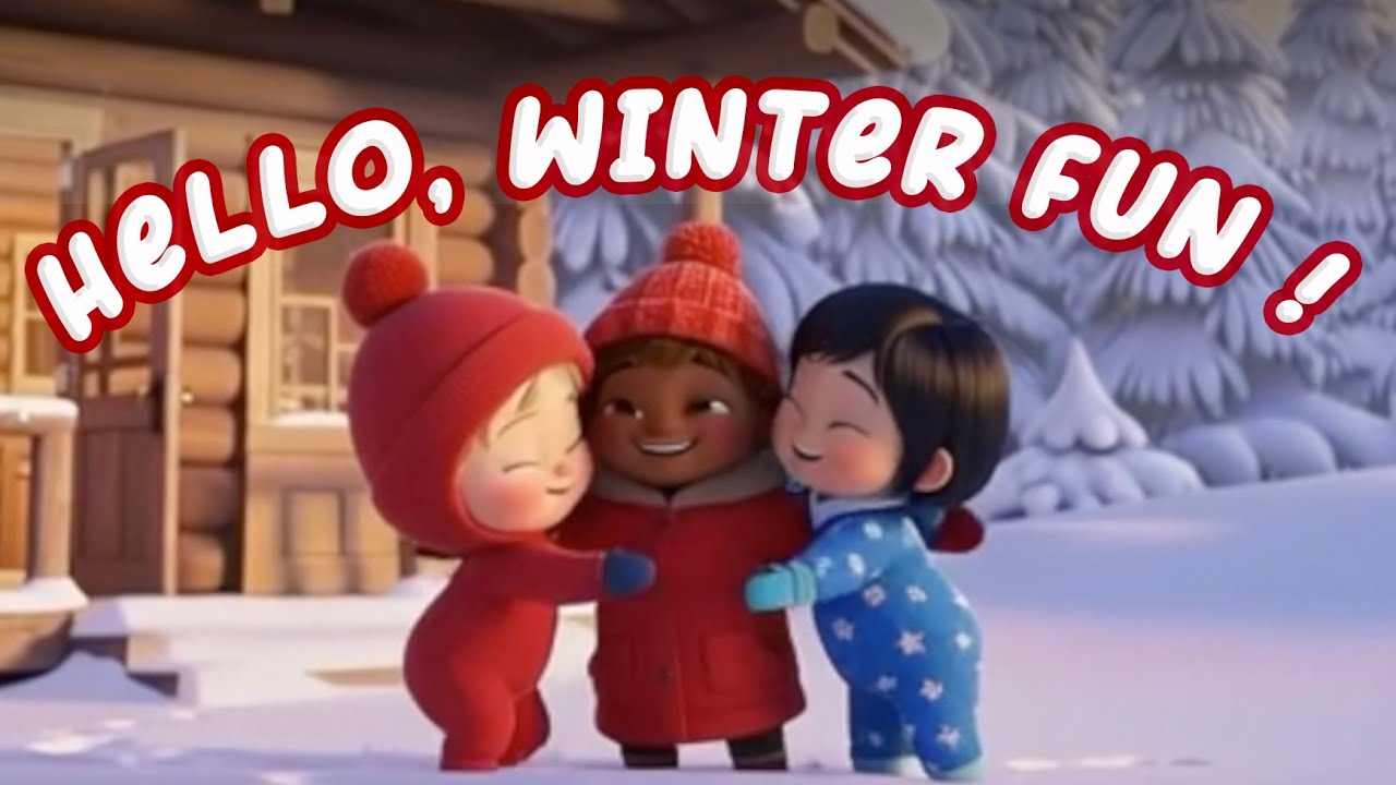Ice Skating & Snow Fun | Children's Winter Sing Along Song - YouTube