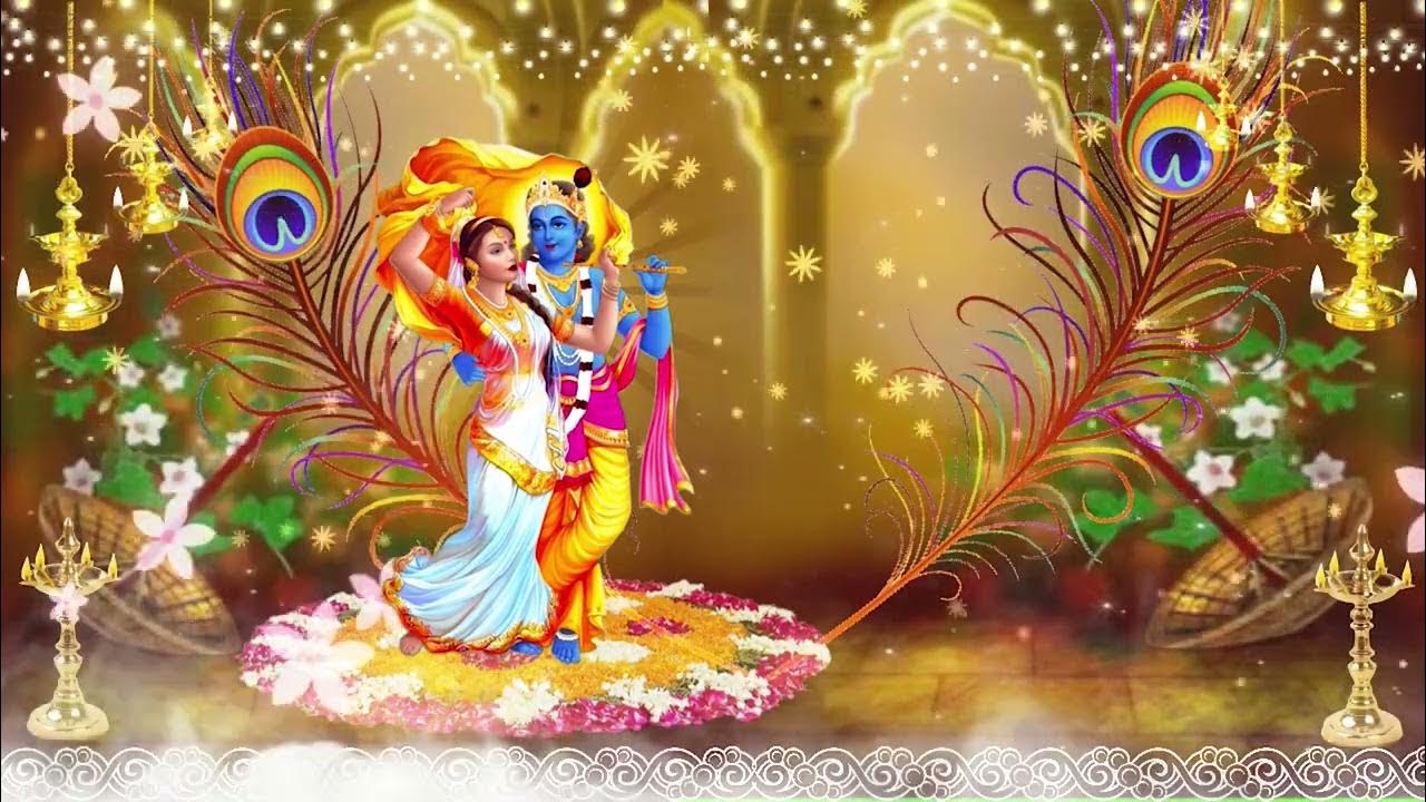 Beautiful Shri Krishna Janmashtami Motion Graphics & Wishes Video for ...