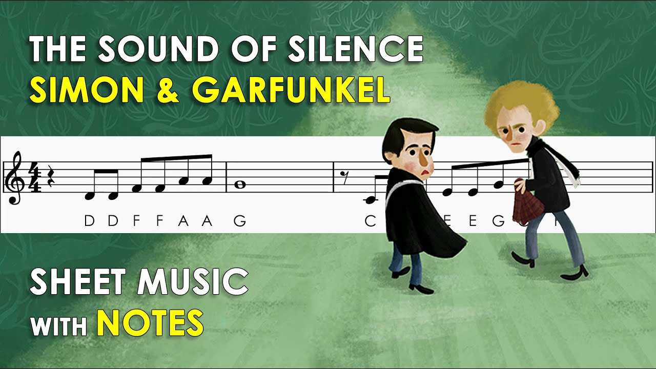 The Sound of Silence | Sheet Music with Easy Notes for Recorder, Violin ...
