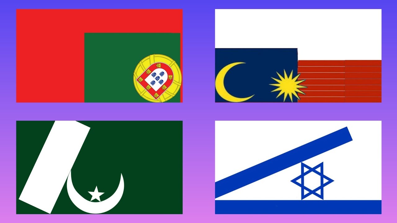 Flags with Gravitation || Falling Flags || Part 1 || Fun with Flags ...