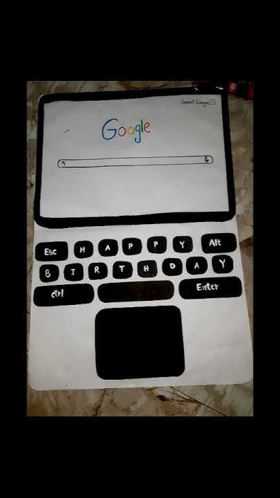 How to Make A Laptop With Cardboard | Cardboard Laptop | DIY Laptop ...