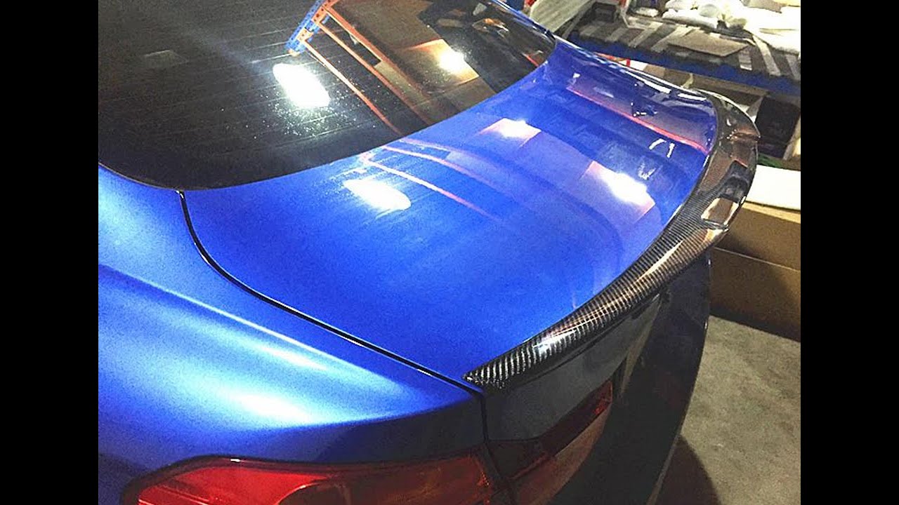 BMW 4 Series F32 Coupe Carbon Fiber Rear Trunk Spoiler Boot Wing Lip ...