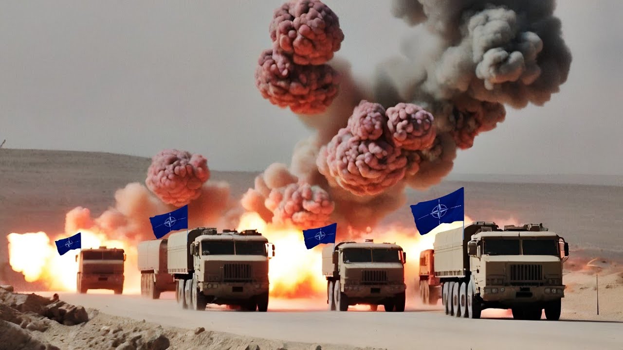 9 Minutes ago! NATO convoy carrying 7,000 missiles to Kyiv intercepted ...