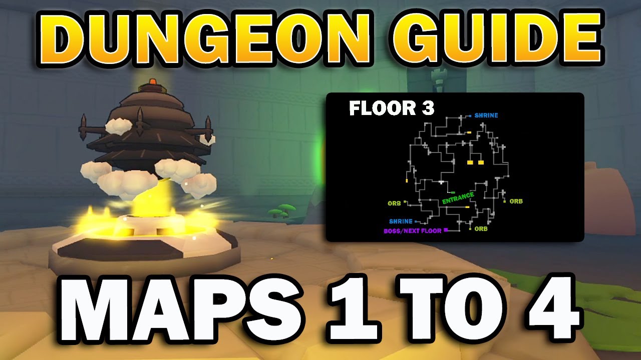 Dungeon Guide Tips & Tricks Maps in Anime Champion Simulator - YouTube