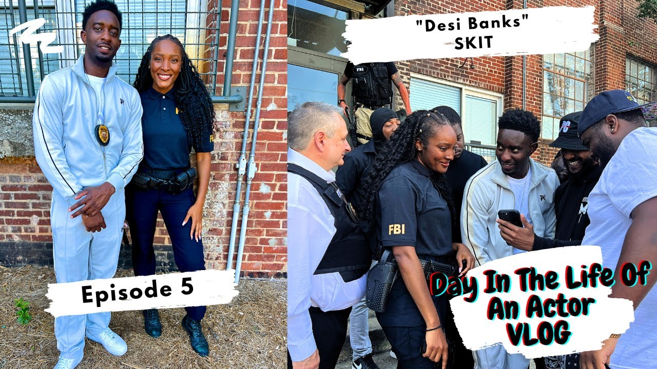 DAY IN THE LIFE OF AN ACTOR VLOG | BTS Desi Banks Skits + set life ...