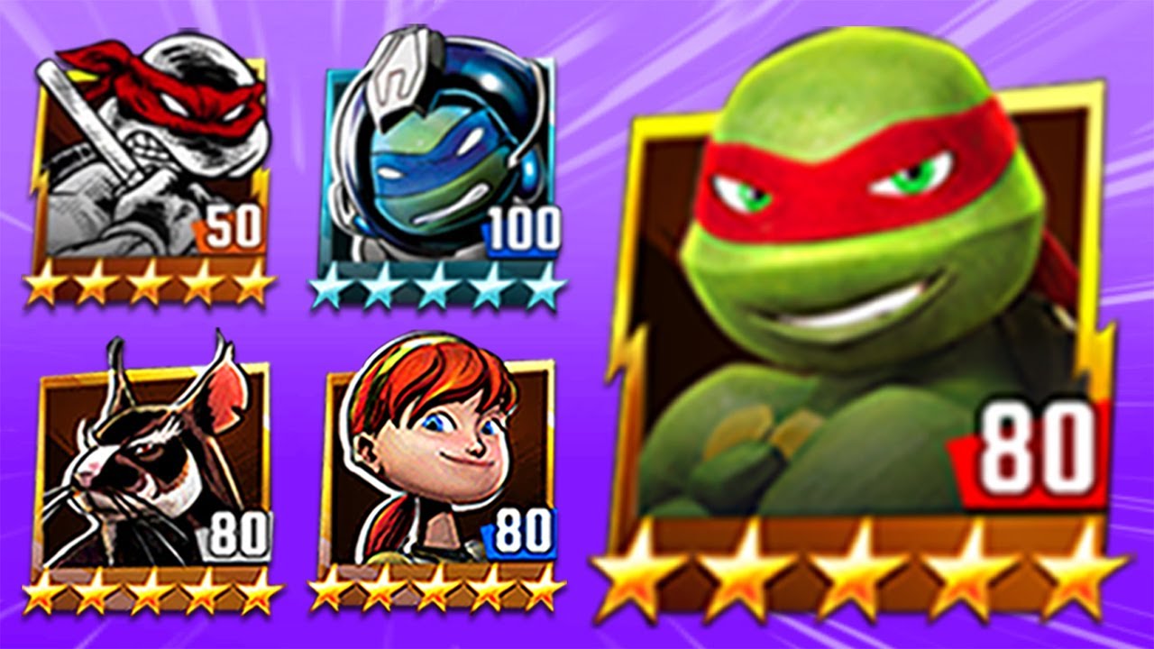 TMNT Legends Raphael, Splinter, April, Leo Space, Donnie Original - YouTube