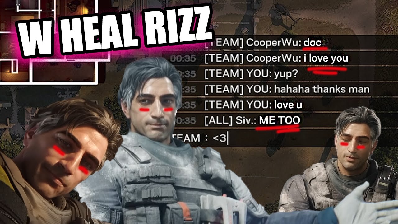 doc heal rizz made my team fall in love with me - rainbow six siege ...
