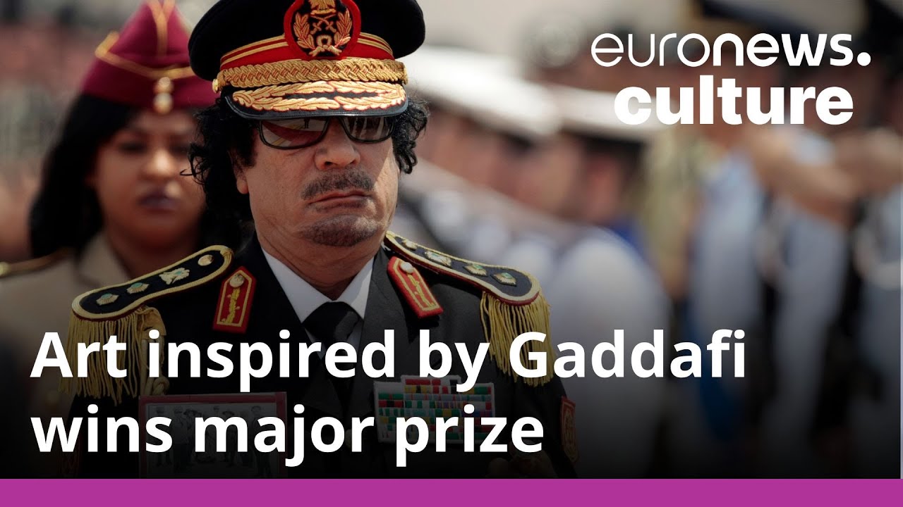 Artwork inspired by Muammar Gaddafi's visit to Rome wins prestigious ...