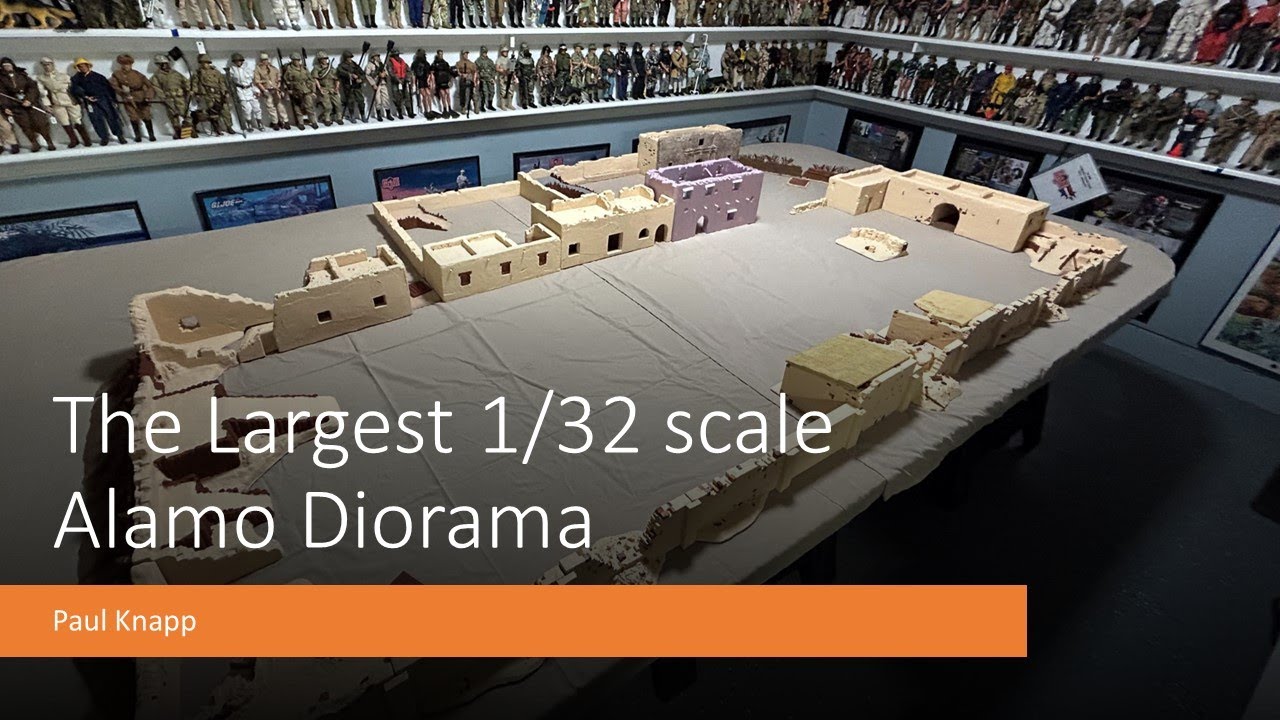The Largest 1/32 scale Alamo Diorama, (How it was made) - YouTube