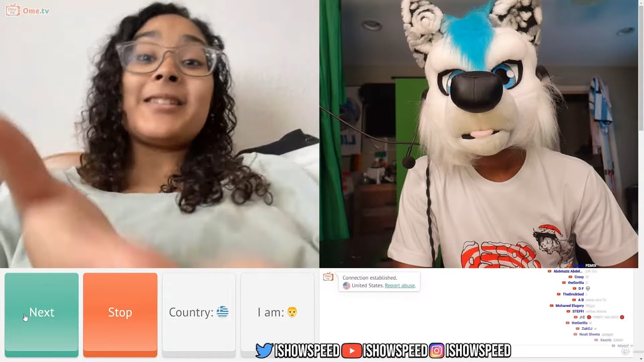 iShowSpeed Shows His Rizz In Furry Suit 😂 - YouTube
