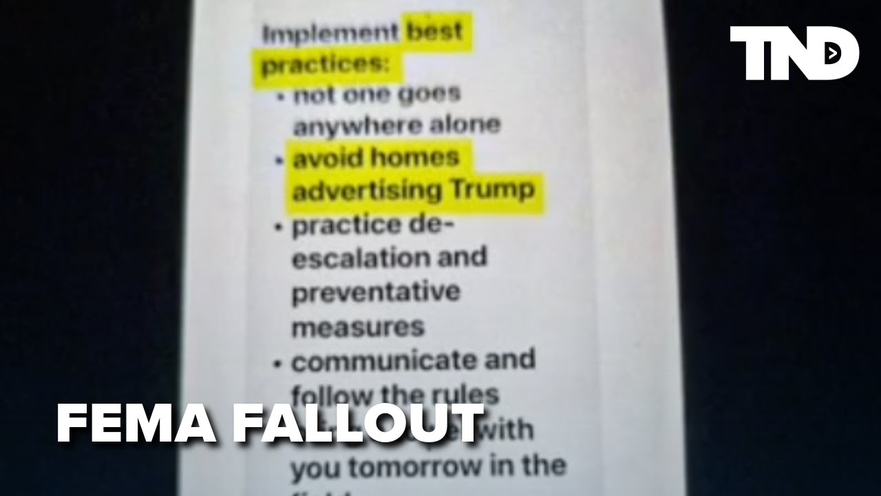 Fired FEMA worker speaks - YouTube