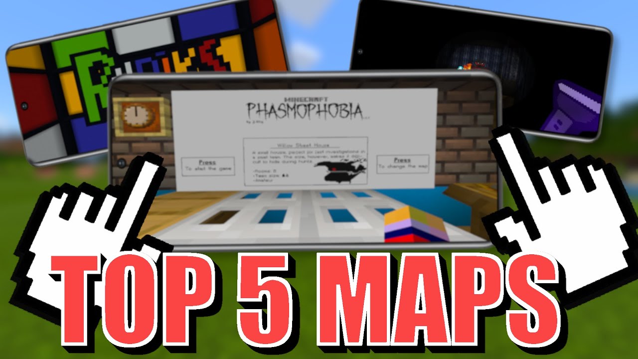 TOP 5 MAPS IN MCPE 1.17! - Minecraft Bedrock Edition! - YouTube