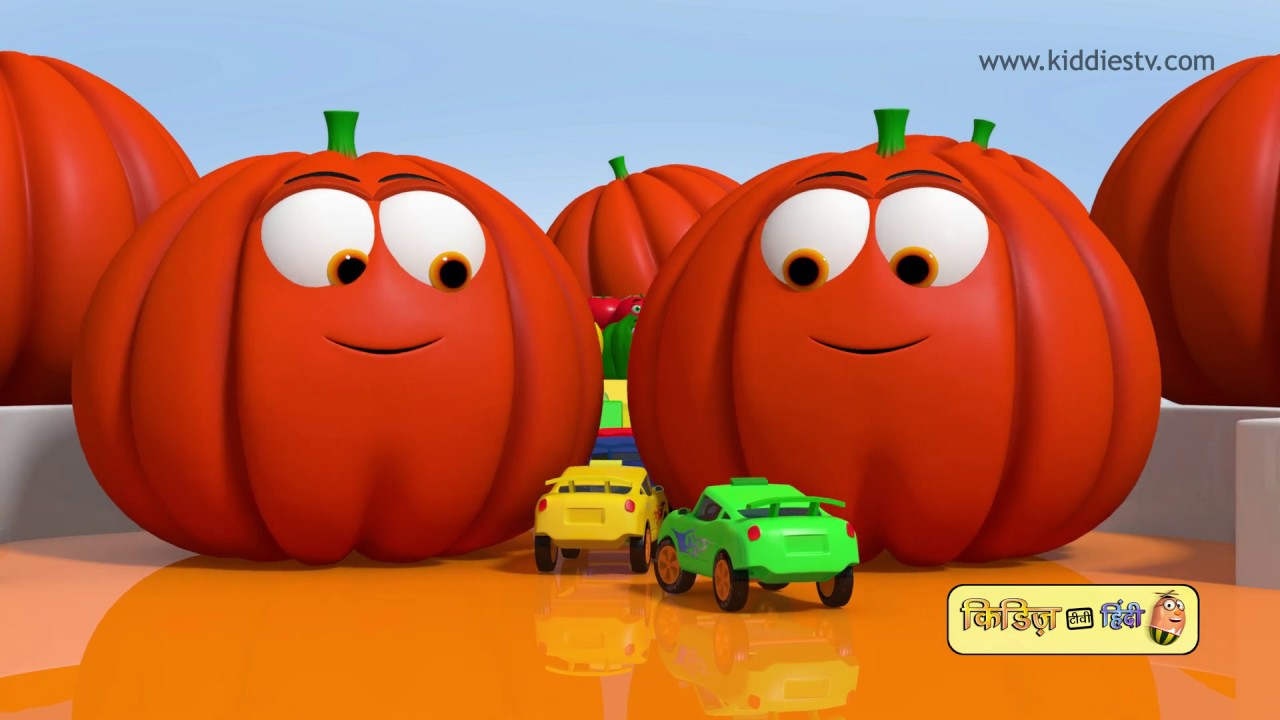 Car Race on Vegetable Race Track | Learn Vegetable Names with car race ...