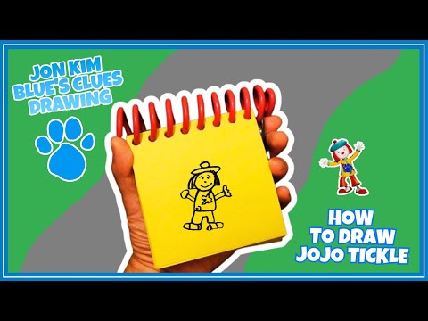 Blue's Clues How To Draw Jojo Tickle - YouTube