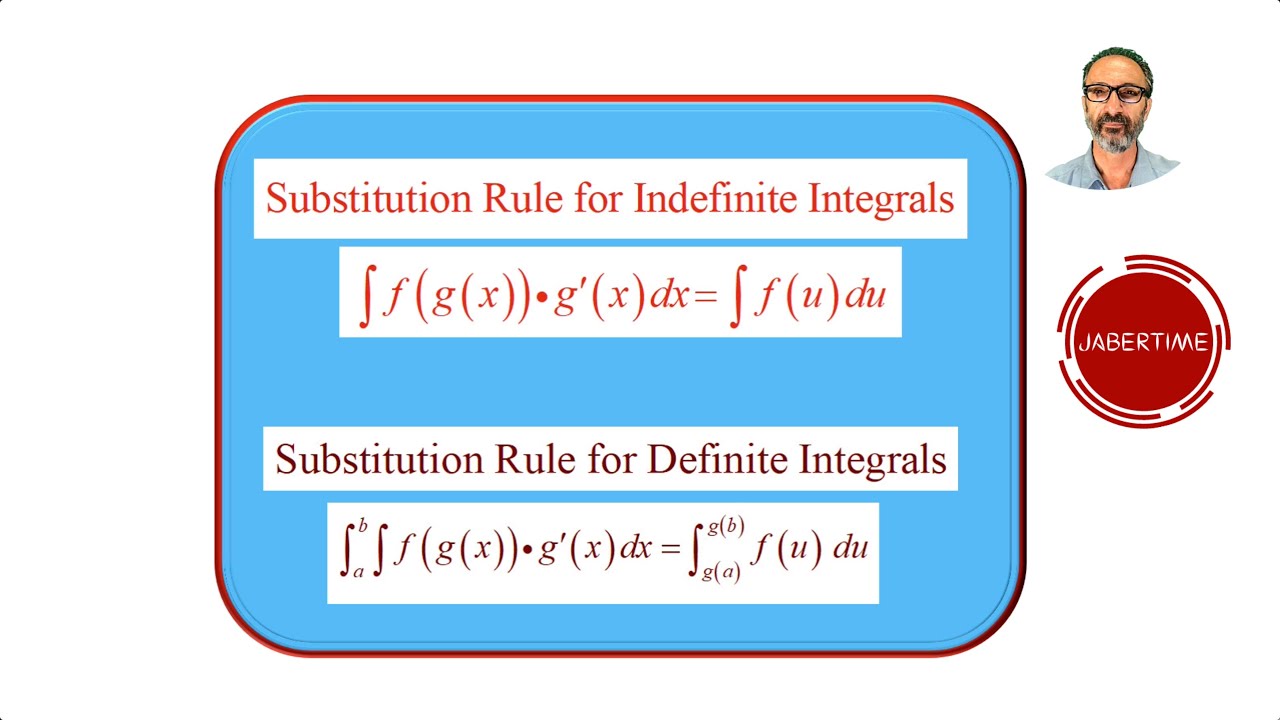 Substitution Rule for Indefinite and Definite Integrals. - YouTube