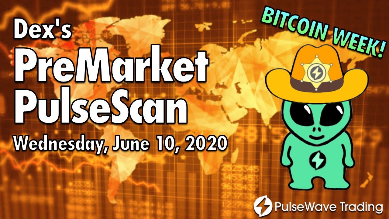 Dex's PreMarket PulseScan [Wednesday, June 10, 2020] - YouTube
