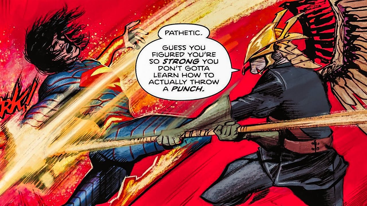 Absolute Hawkman Teaches Superman a Lesson! - YouTube