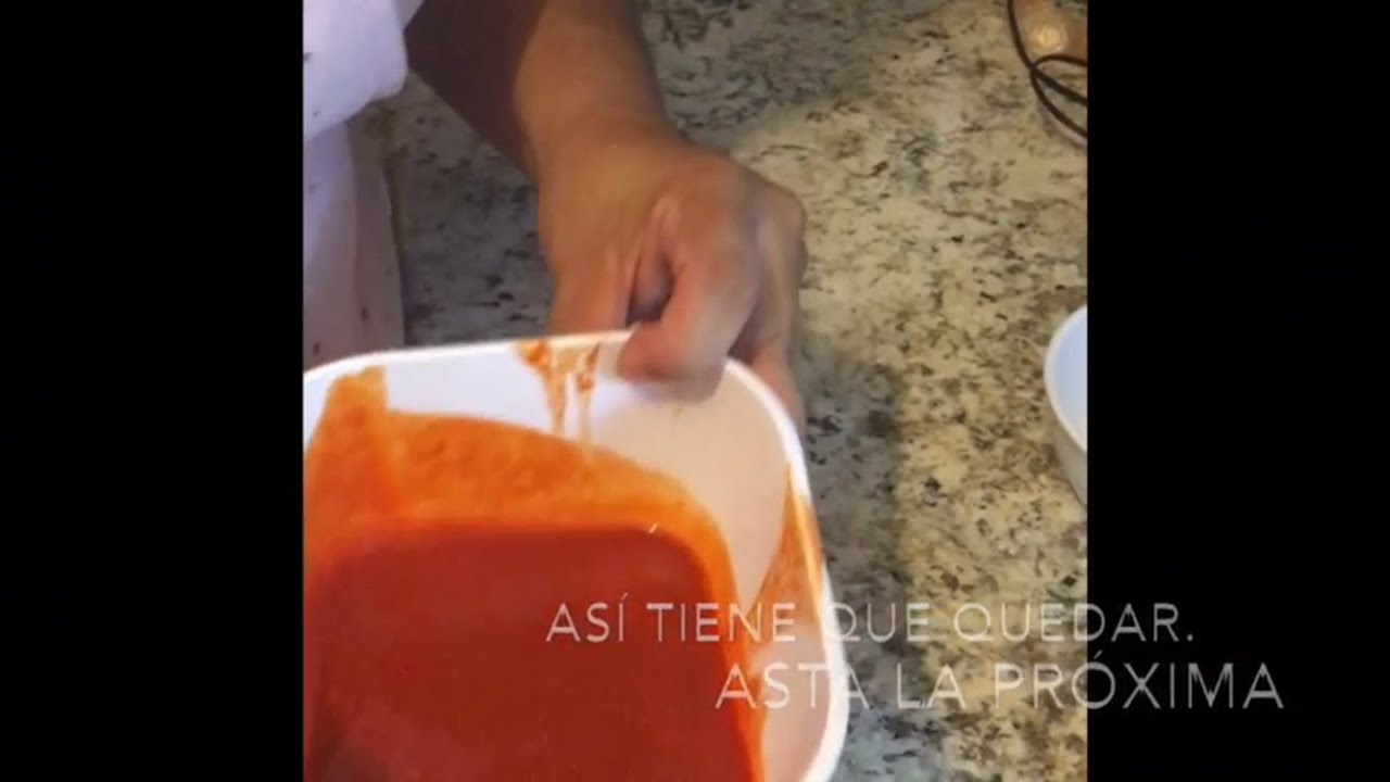 Salsa picante para la birria - YouTube
