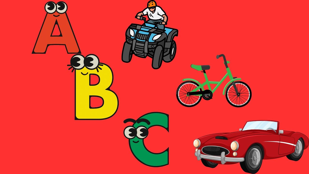 ABC Vehicle Song for Kids | Learn A to Z Vehicles | Fun Transportation ...