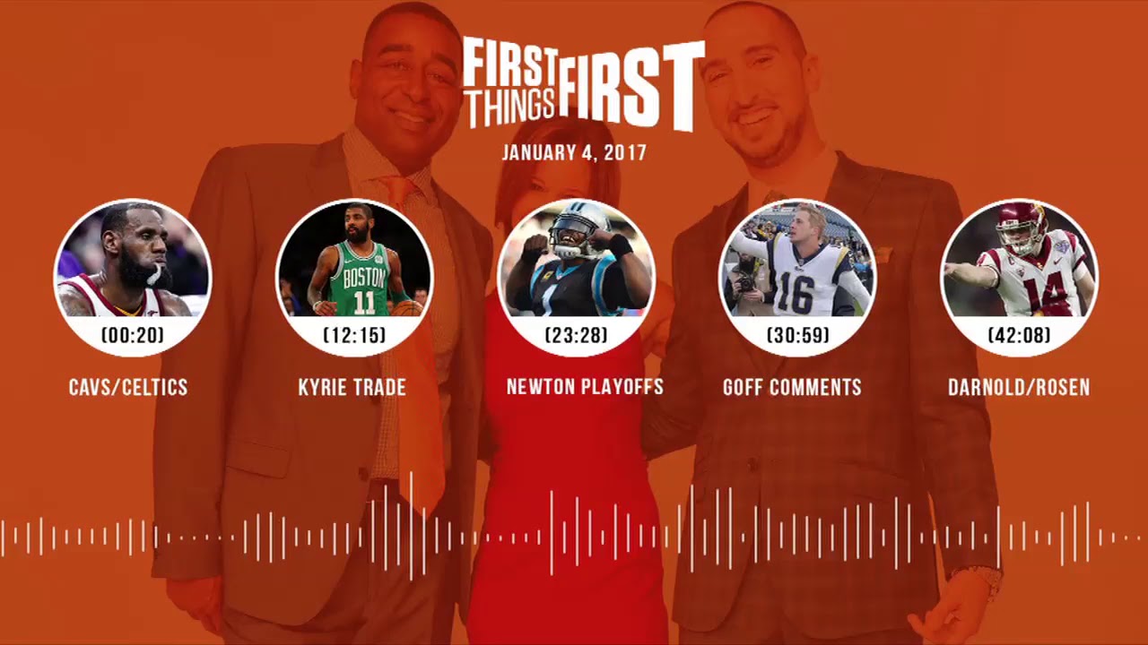 First Things First audio podcast (1.4.18) Cris Carter, Nick Wright ...