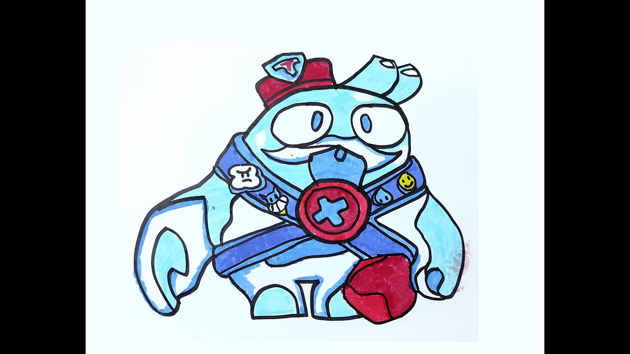 How To Draw Squeak - Brawl Stars - how to draw Brawl Star new ...