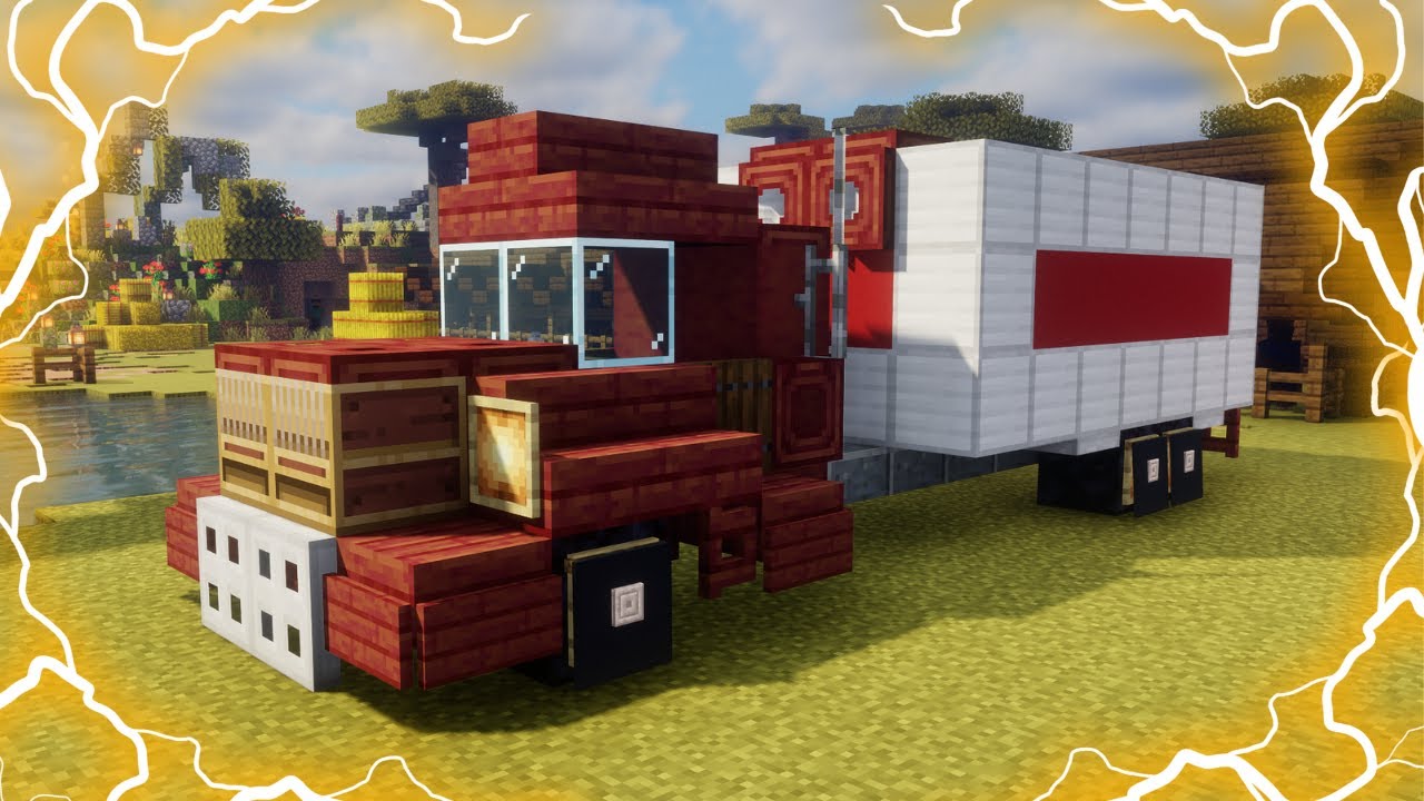 COMO CONSTRUIR UM CAMINHÃO NO MINECRAFT - YouTube