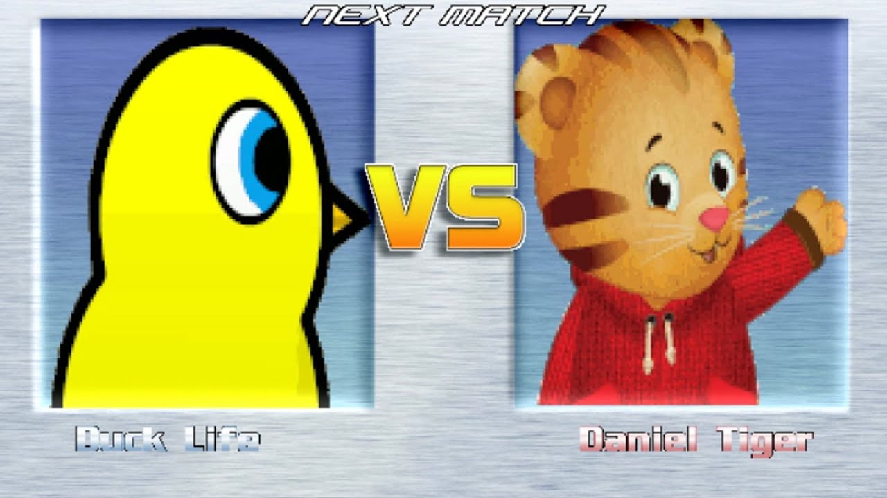 M.U.G.E.N BATTLES | Duck Life vs Daniel Tiger - YouTube