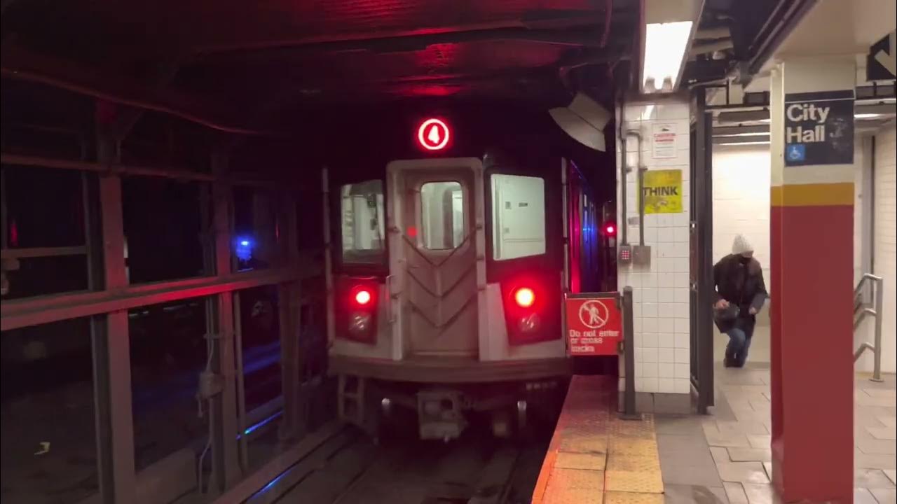 IRT Subway: R62A (6), r142/A (4) (5) Action At Brooklyn Bridge - City Hall - YouTube