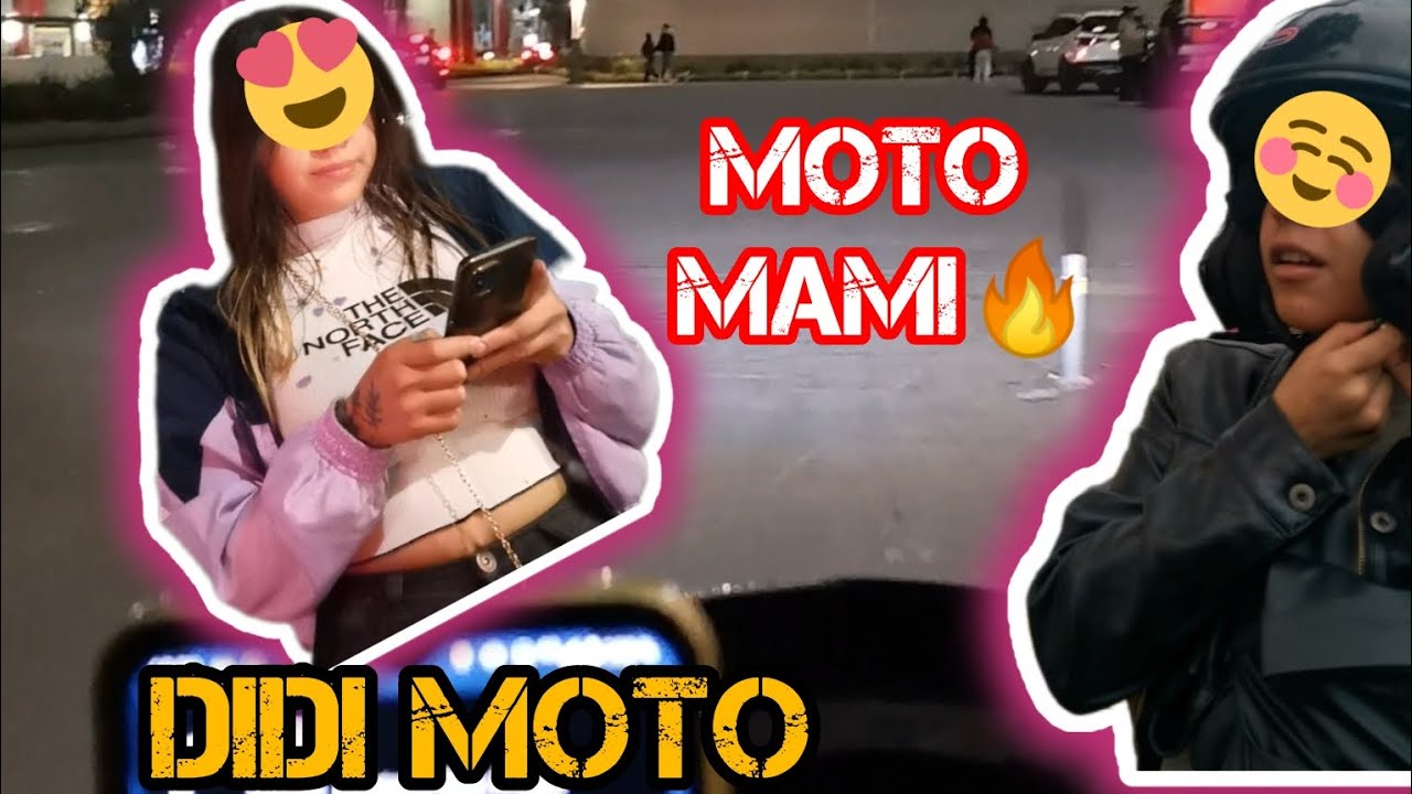 Moto mami en DIDI MOTO uber moto NOCTURNO - YouTube
