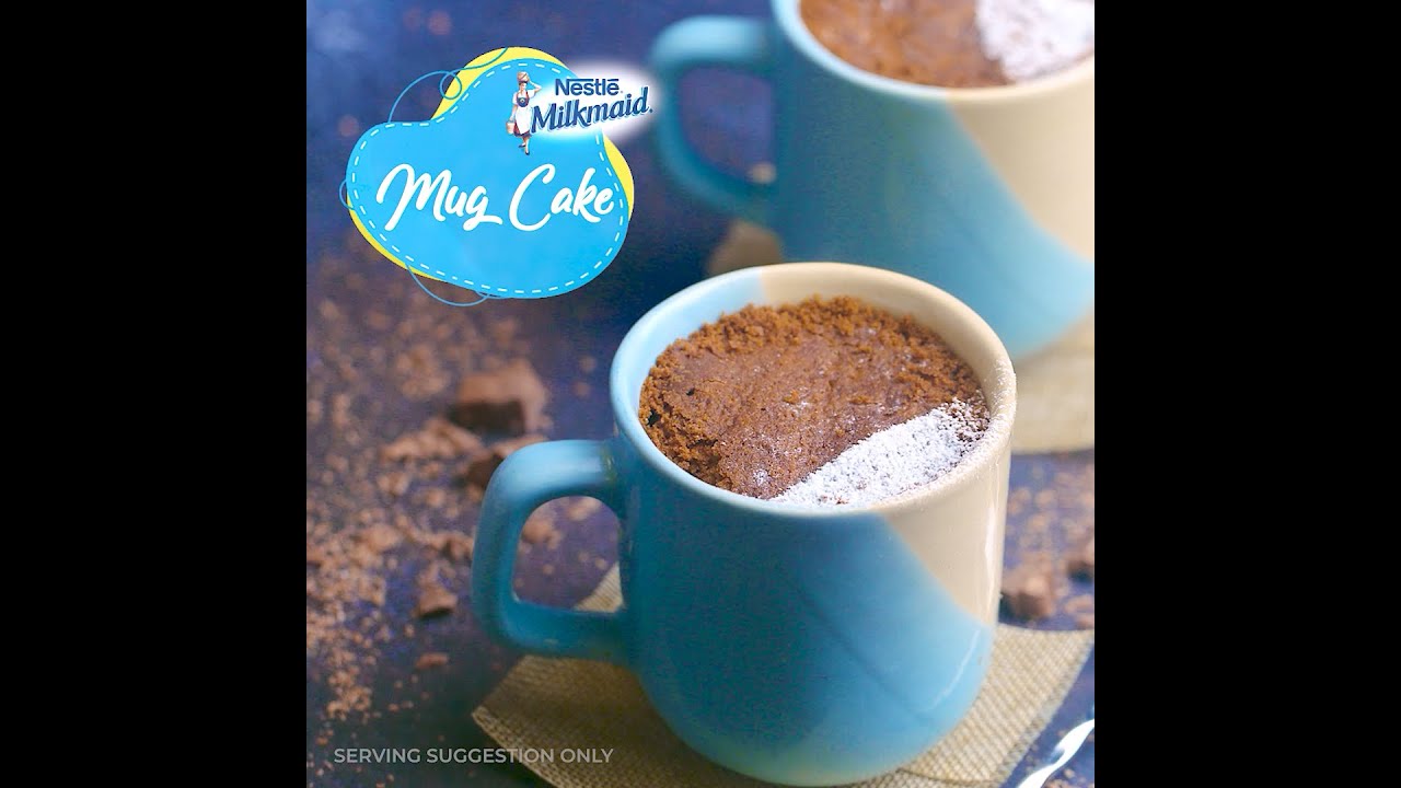 MILKMAID Mug Cake Recipe - YouTube