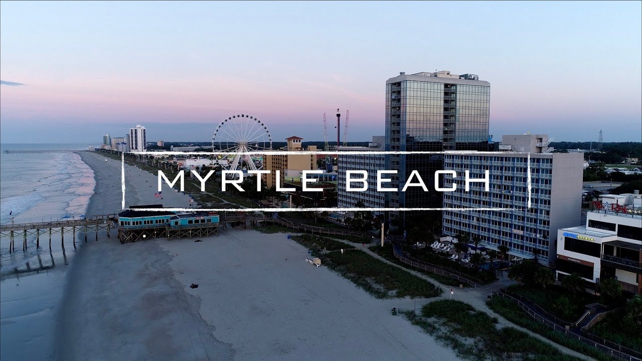 Myrtle Beach in South Carolina BEFORE Hurricane Ian 2022 | 4K Drone ...