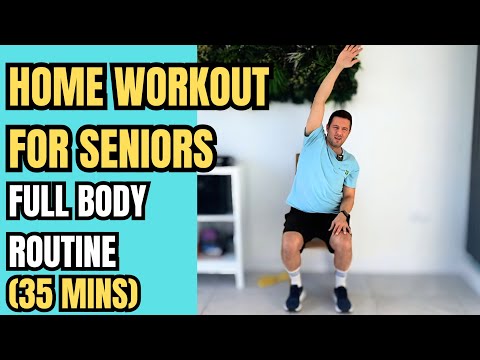 35-Minute Full-Body Home Workout For Seniors | Improve Strength And Mobility
