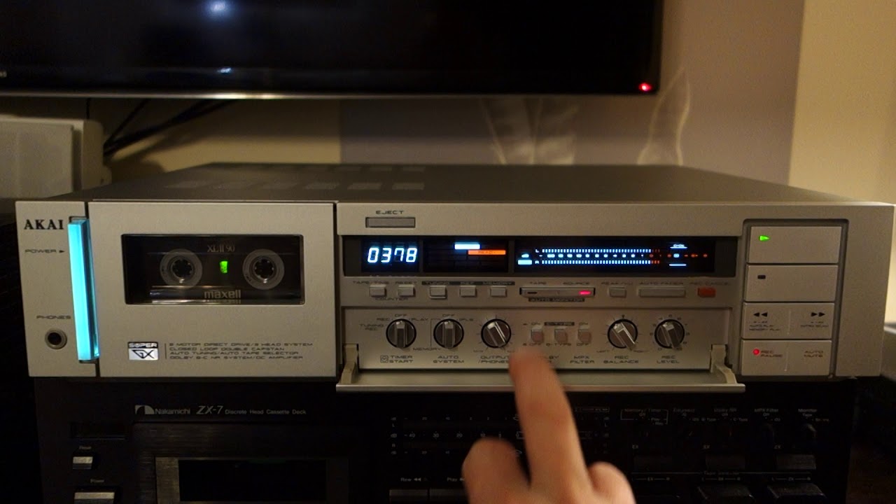 Wonderful AKAI GX-F71 short demo - YouTube