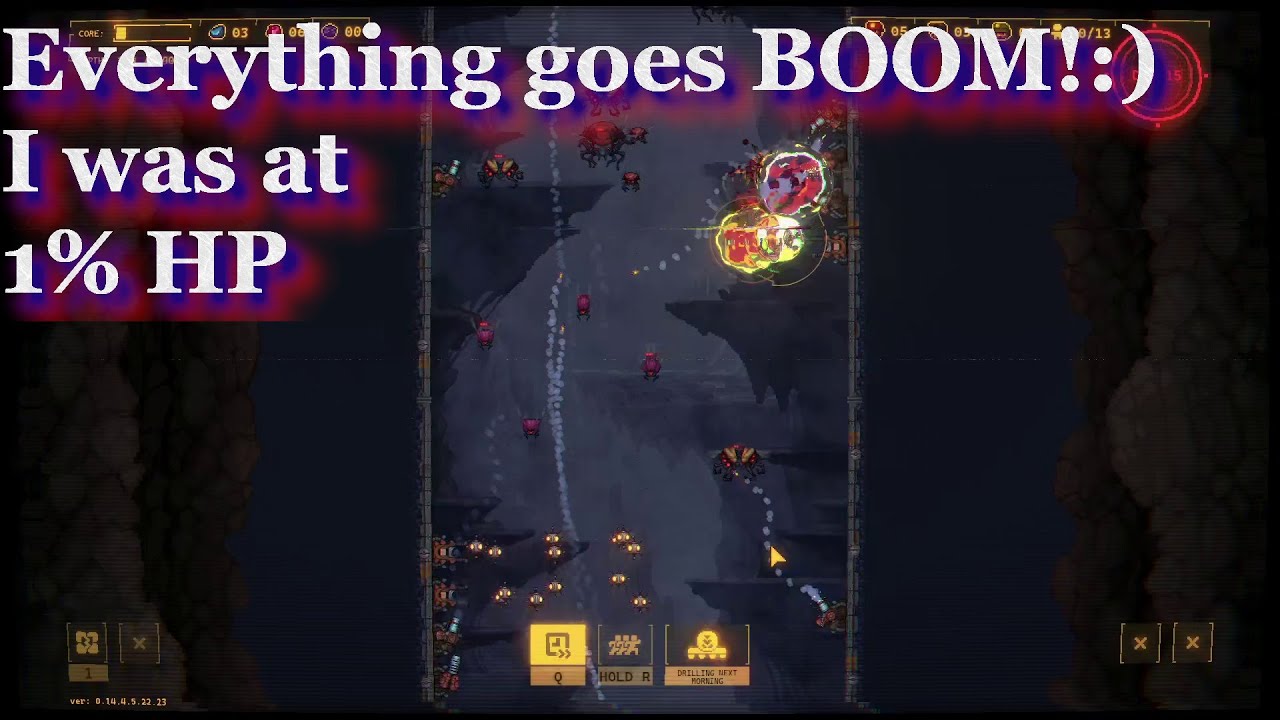 Drill Core gameplay - Core Engineer Grayscape Full Level - Mortars and rocket launchers - 200M ...