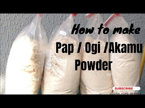 How to process pap powder that can last 6 - 1 year #pap - YouTube