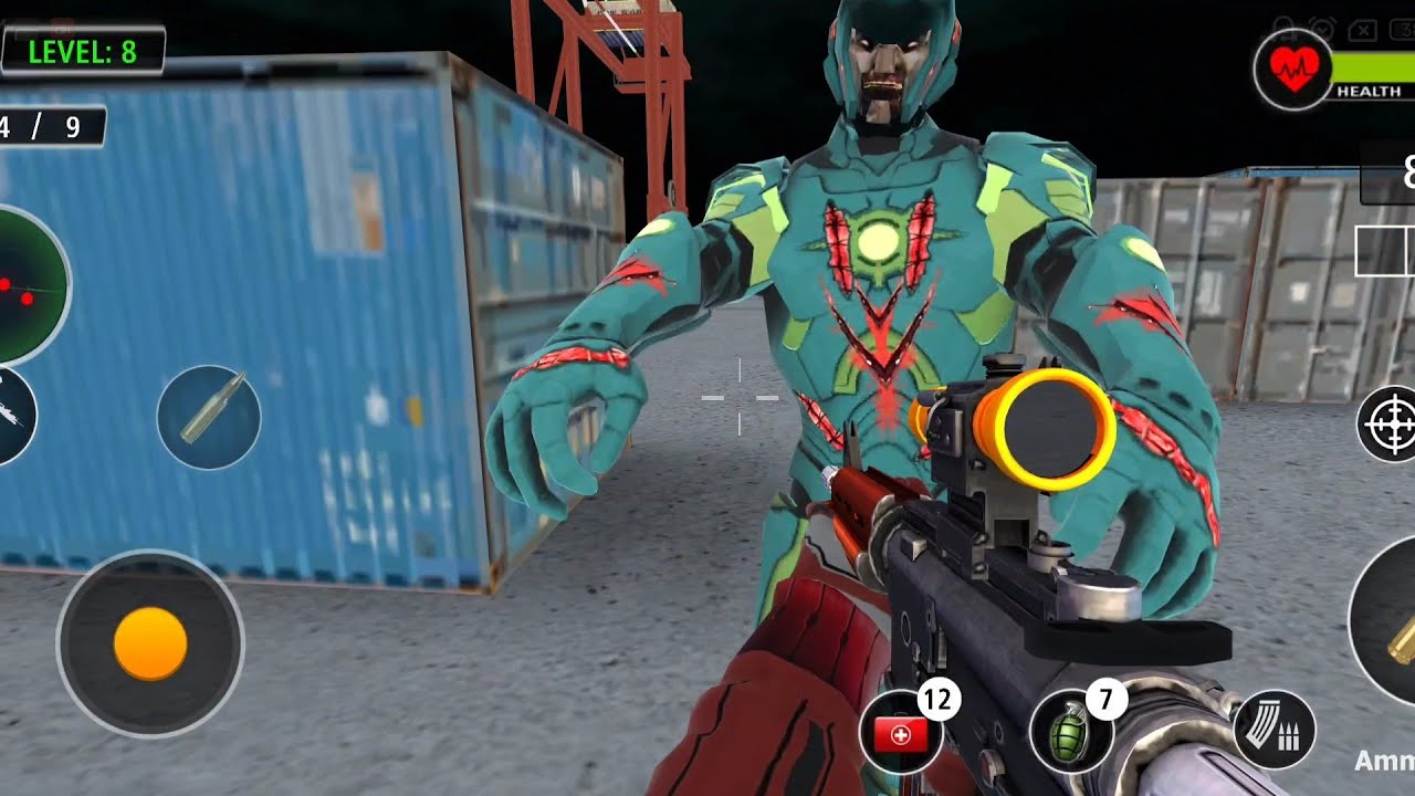 FPS Robot Shooting Strike - Robot Zombie Mode Android Gameplay #6 - YouTube