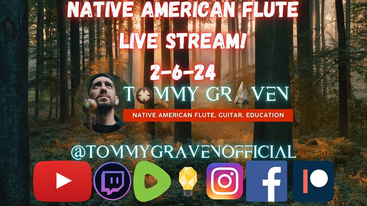 Native American Flute Live Stream! 2-6-24 - YouTube