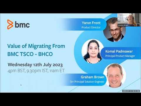 BMC Truesight Capacity Optimization - Webinar: Value of Migrating From BMC TSCO - BHCO - YouTube