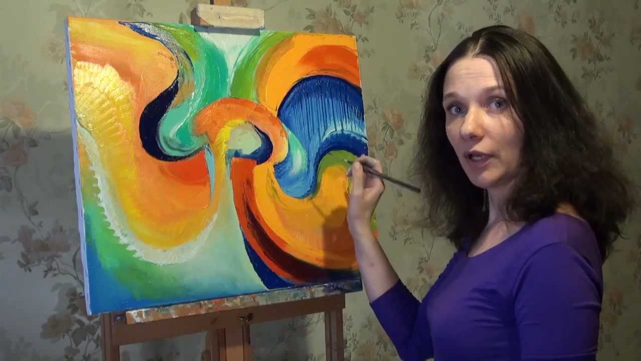 Improvisation (Импровизация) Artist Алена Островская. Живопись. - YouTube